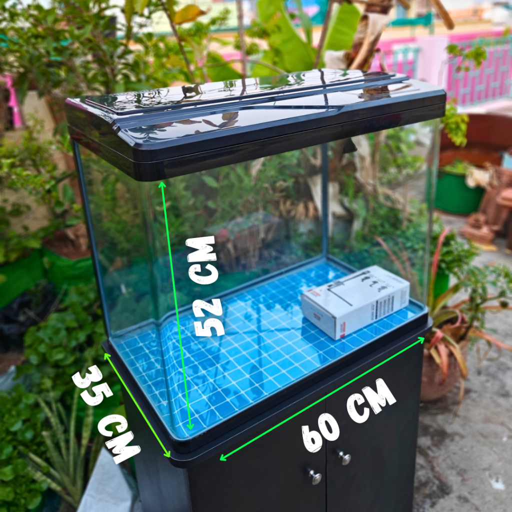 Imported Tank 2 Feet SP-620 ( Sea Pet Glass Aquarium) 60cm(L)*35cm(W ...