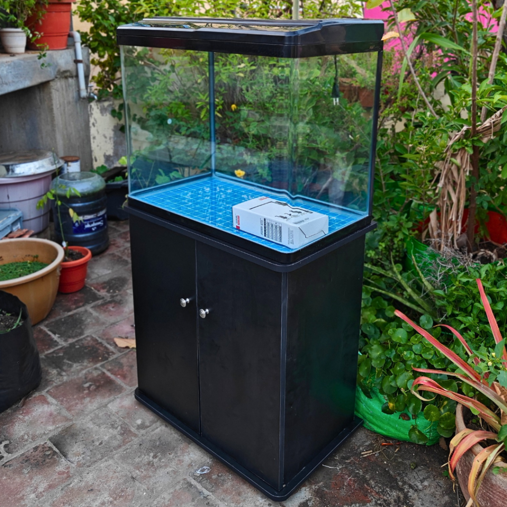 Imported Tank 2 Feet SP-620 ( Sea Pet Glass Aquarium) With Cabinet Set ...